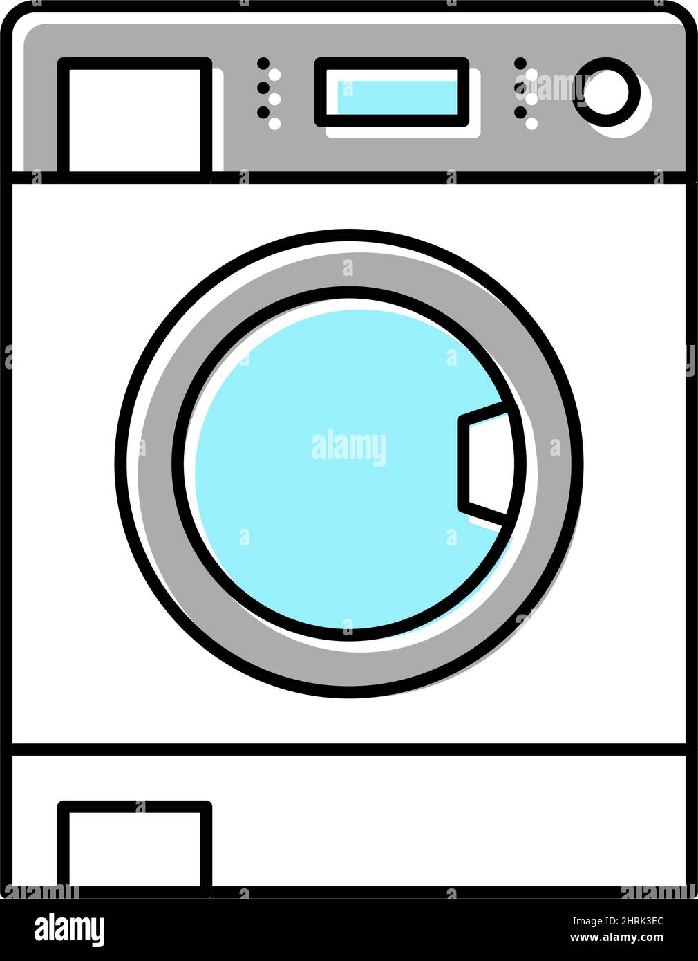 laundry machine color icon vector illustration Stock Vector Image & Art ...