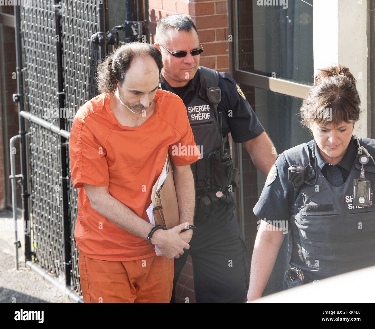 Matthew Vincent Raymond arrives at provincial court in Fredericton on ...