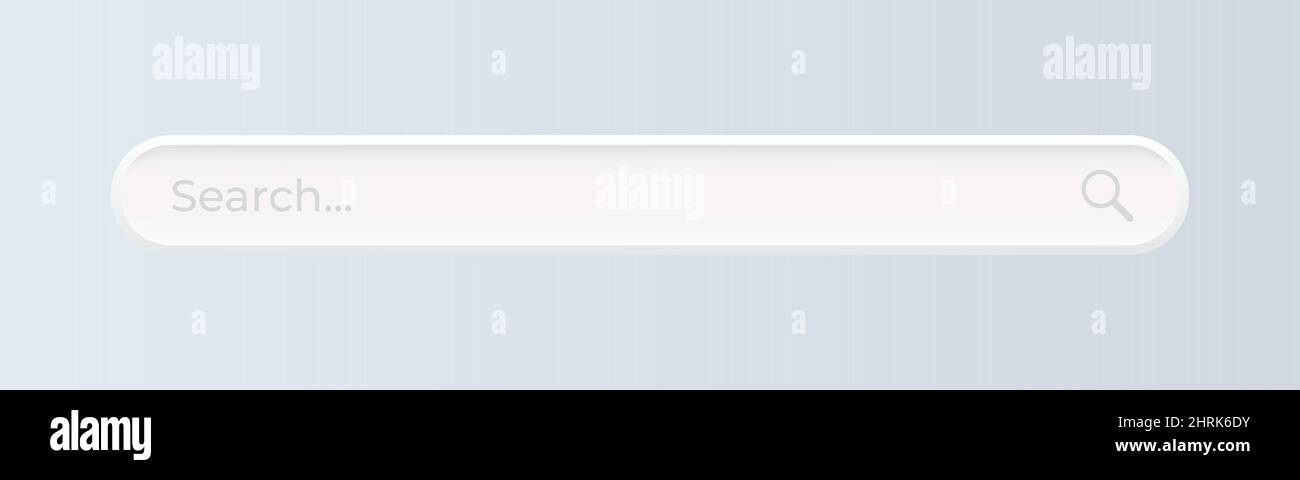 Search bar. Element for user interface, applications and web pages ...