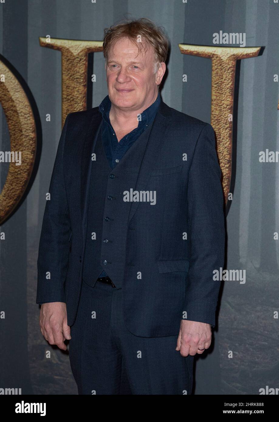 LONDON, ENGLAND - FEBRUARY 24: Mark Lewis Jones attends the UK Premiere ...