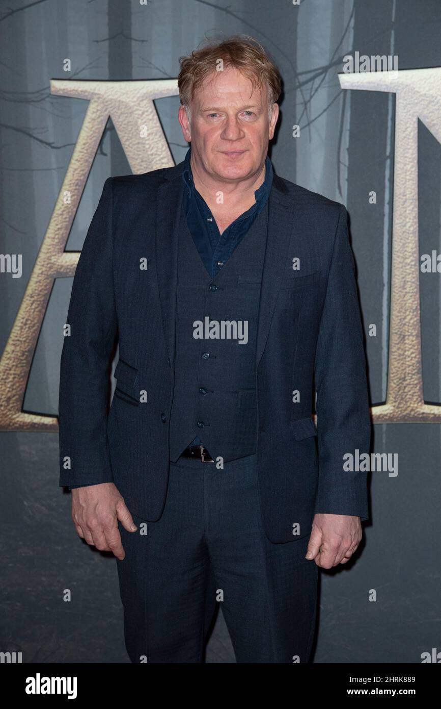 LONDON, ENGLAND - FEBRUARY 24: Mark Lewis Jones attends the UK Premiere ...