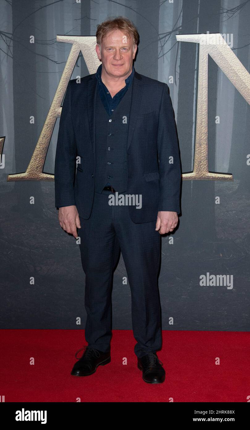 LONDON, ENGLAND - FEBRUARY 24: Mark Lewis Jones attends the UK Premiere ...