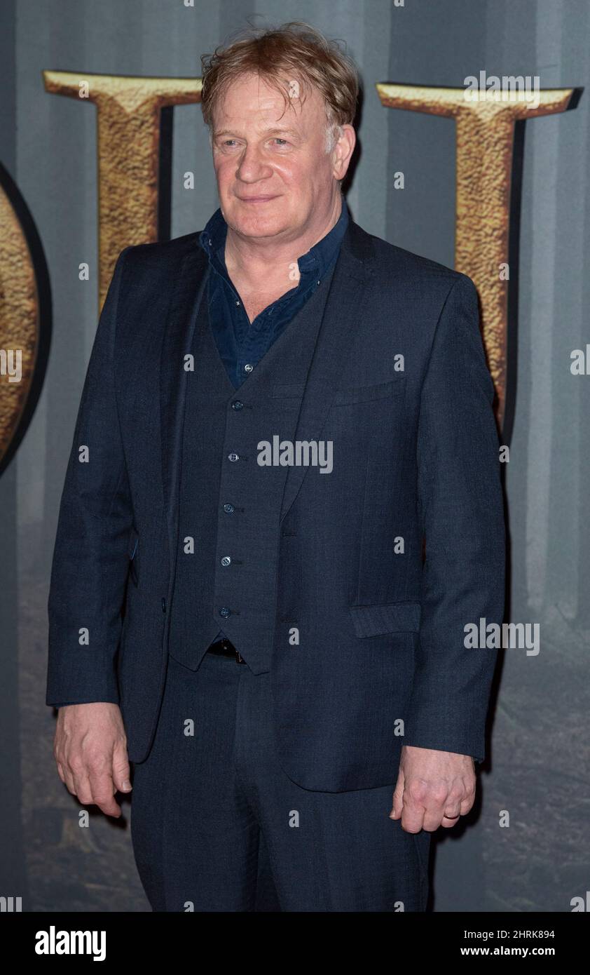 LONDON, ENGLAND - FEBRUARY 24: Mark Lewis Jones attends the UK Premiere ...