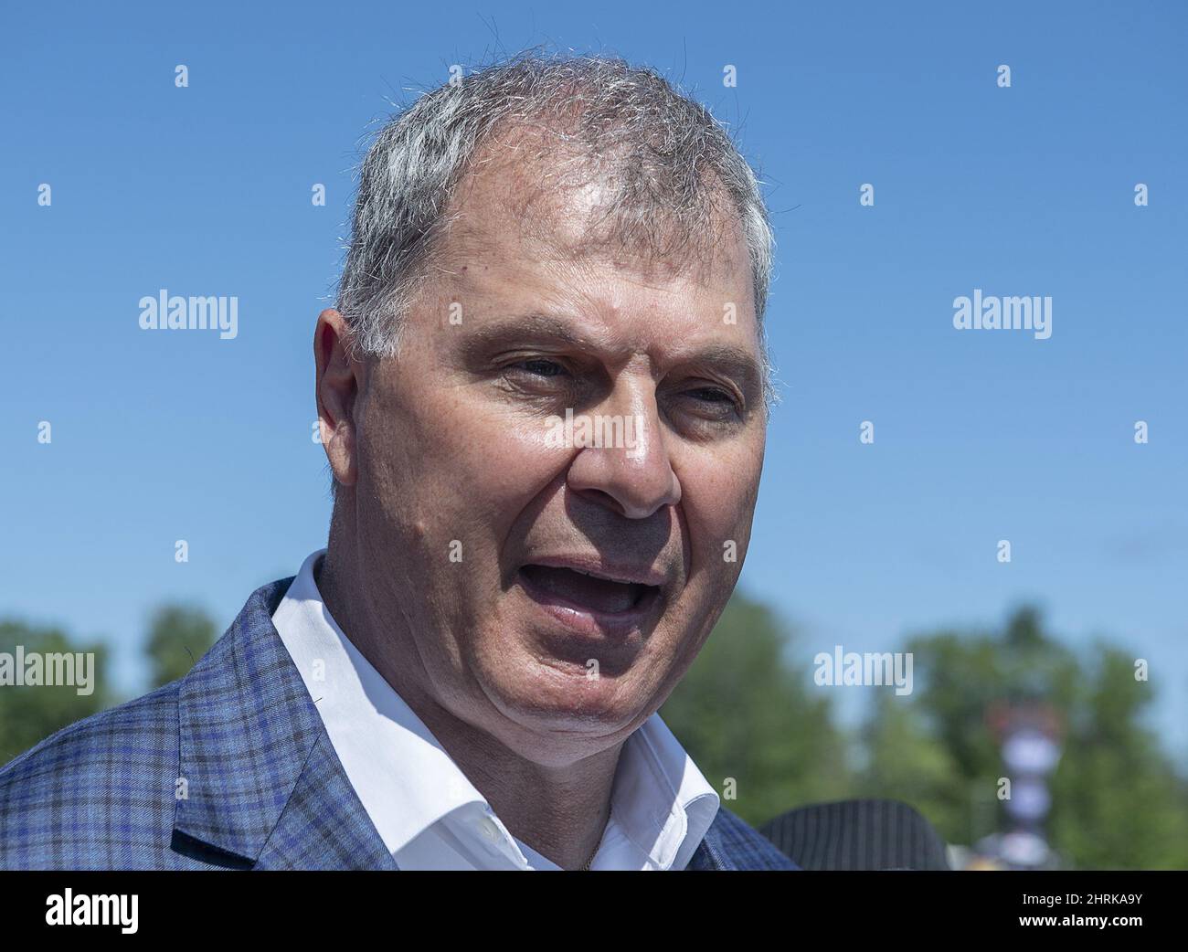 Randy Ambroise, commissioner of the Canadian Football League, talks ...