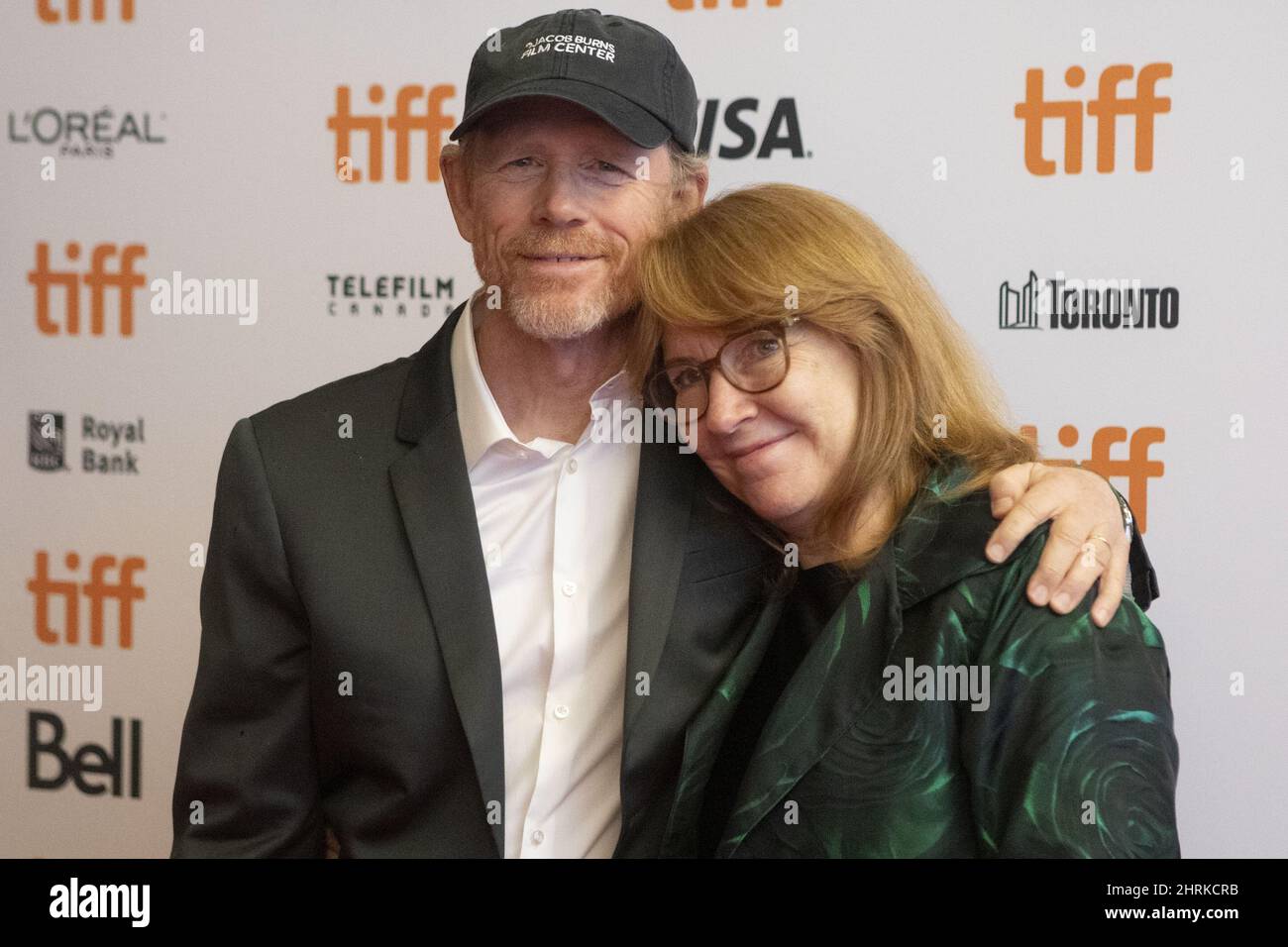 Ron Howard and his wife Cheryl Howard appear on the red carpet for the ...