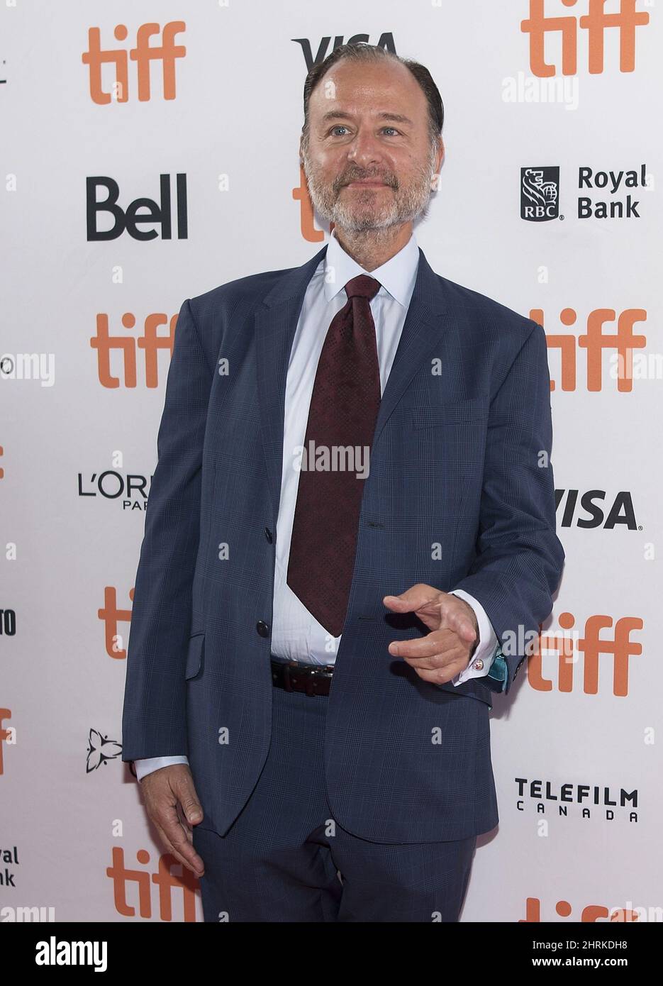 Co-director Fisher Stevens poses for a photograph on the red carpet for ...