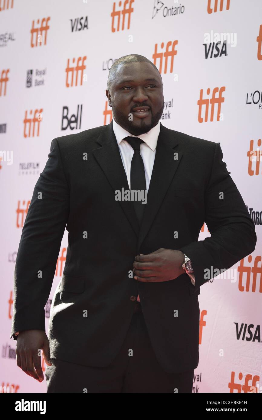 Actor Nonso Anozie poses for a photograph on the red carpet for the ...