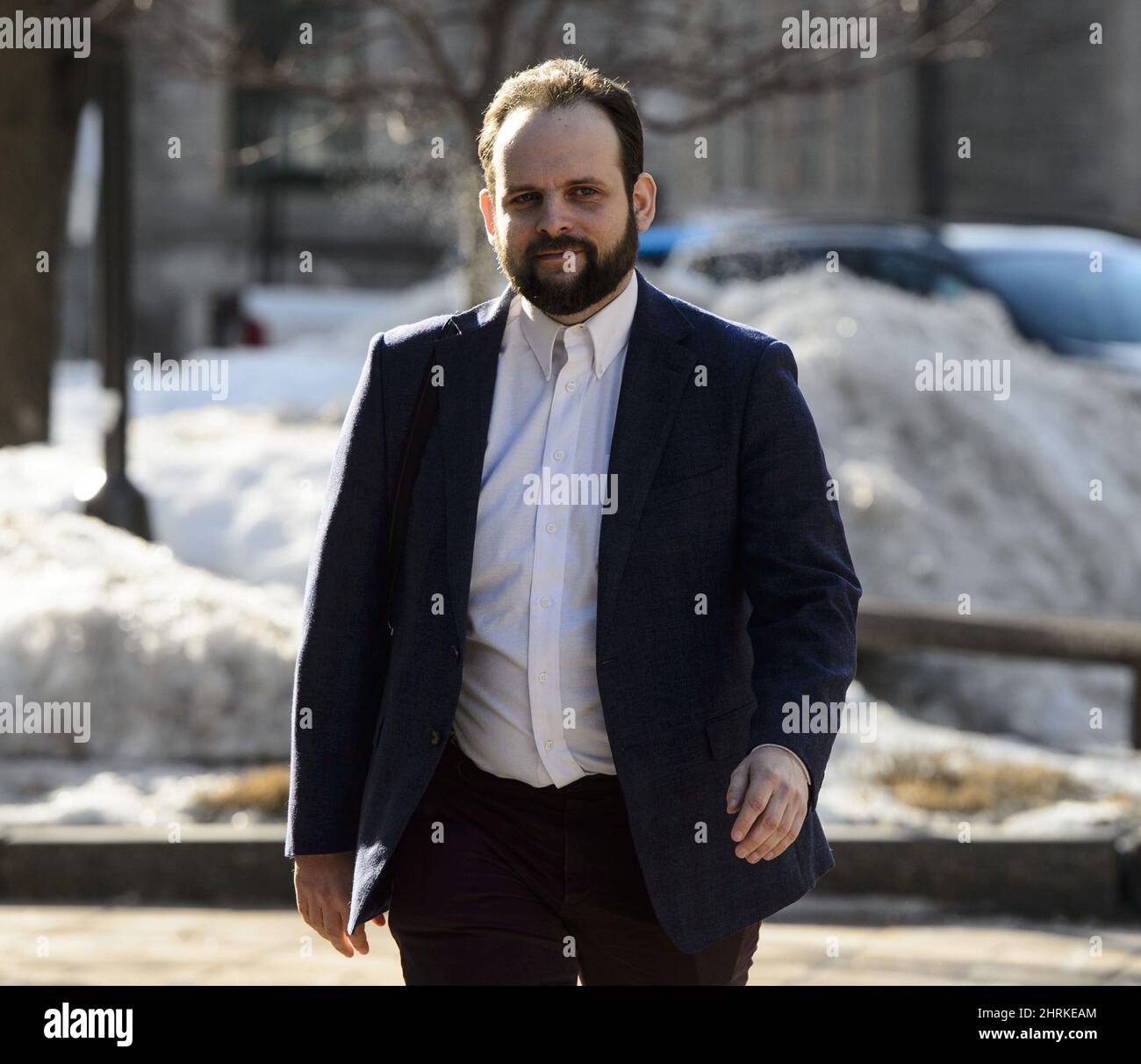 Joshua Boyle arrives at court in Ottawa on Wednesday, March 27, 2019 ...