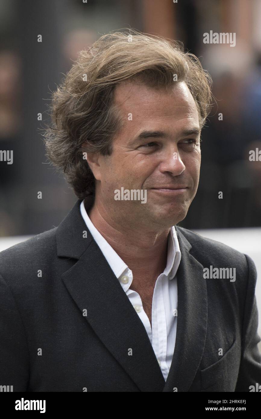 Director Rupert Goold arrives at the red carpet premiere for the film ...