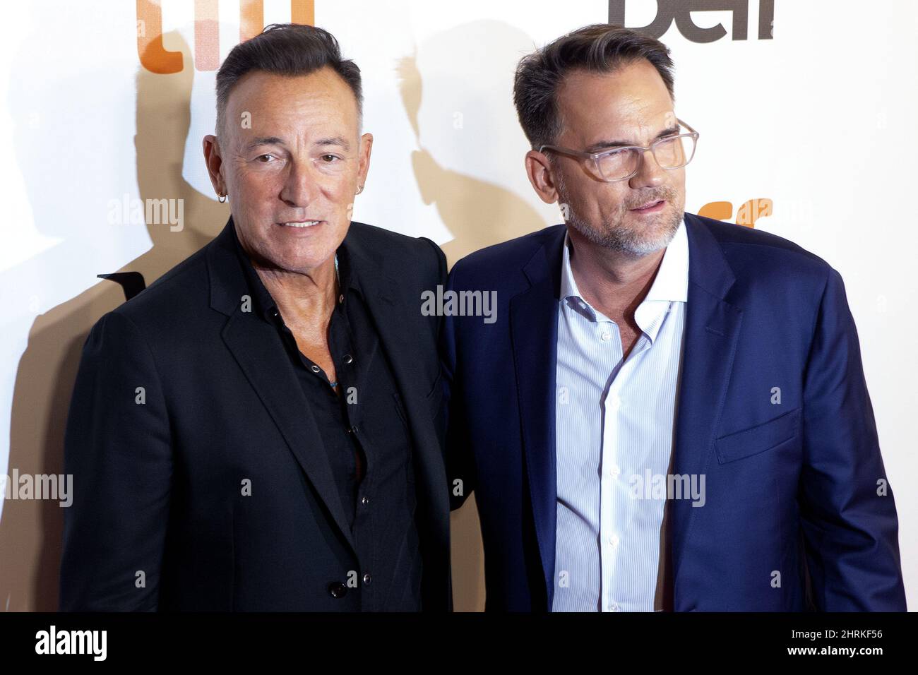 Bruce Springsteen and Thom Zimny arrive on the red carpet for the film ...