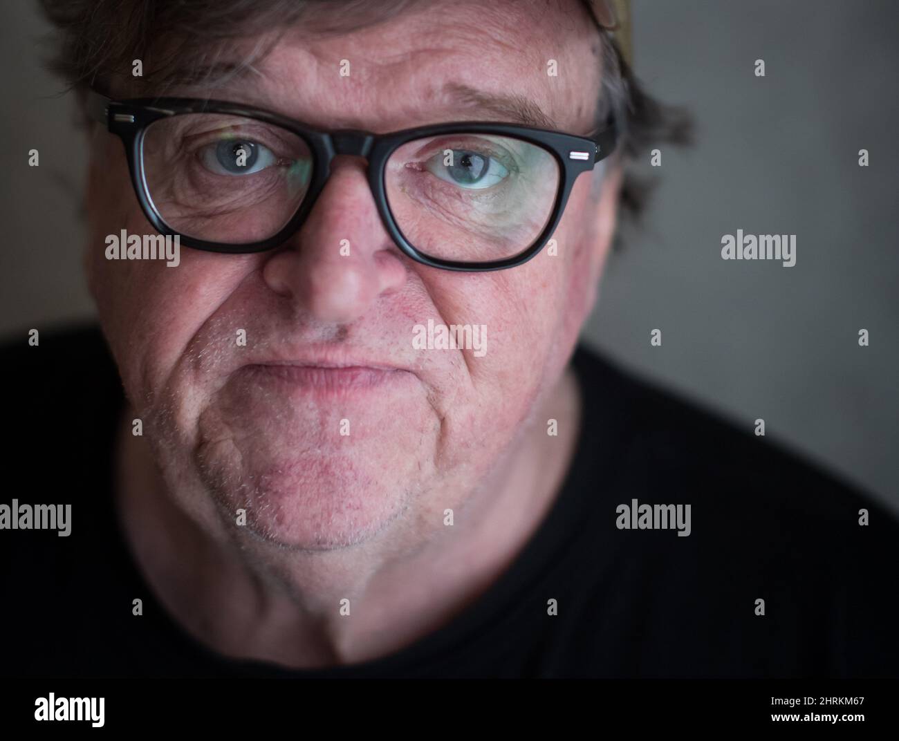 Documentary filmmaker and author Michael Moore poses for a photograph ...