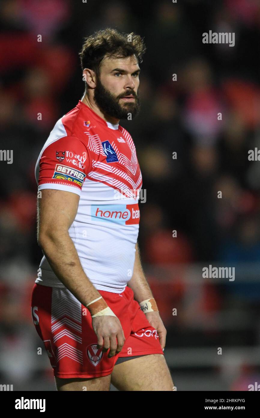Alex Walmsley #8 of St Helens in action during the game Stock Photo - Alamy