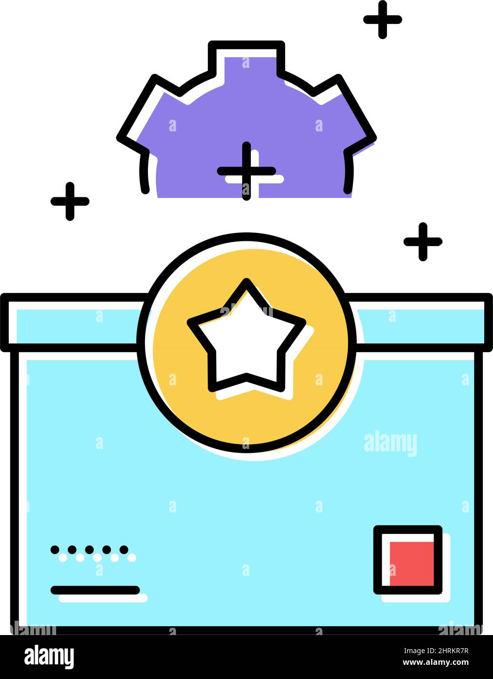 Growth bonus color icon Stock Vector Images - Alamy