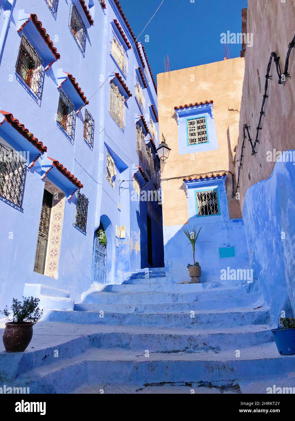 Vertical shot of beautiful buildings in Morocco Stock Photo - Alamy