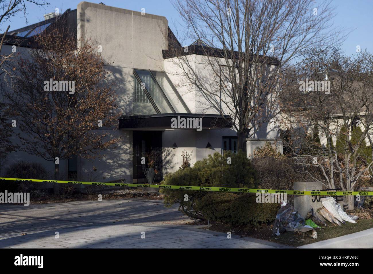 A general view of the Toronto home of Barry and Honey Sherman is shown ...