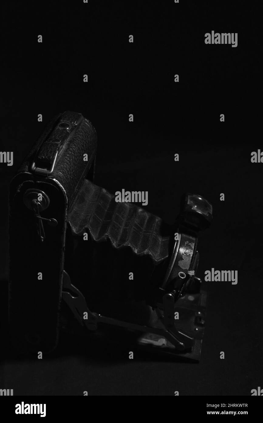 Vintage camera pattern Black and White Stock Photos & Images - Alamy
