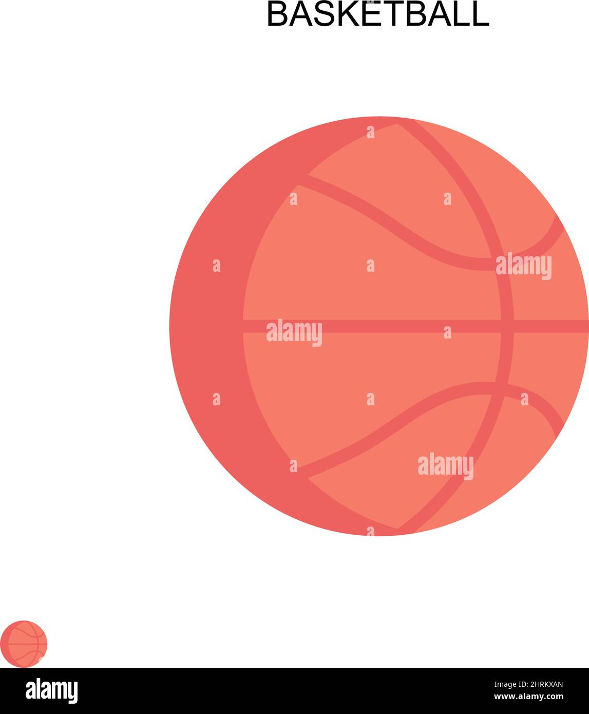 Simple basketball logo hi-res stock photography and images - Alamy