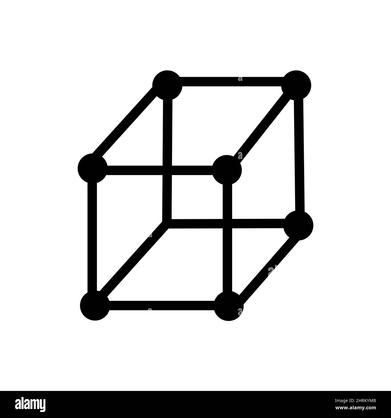 3d rectangle illustration outline hi-res stock photography and images ...