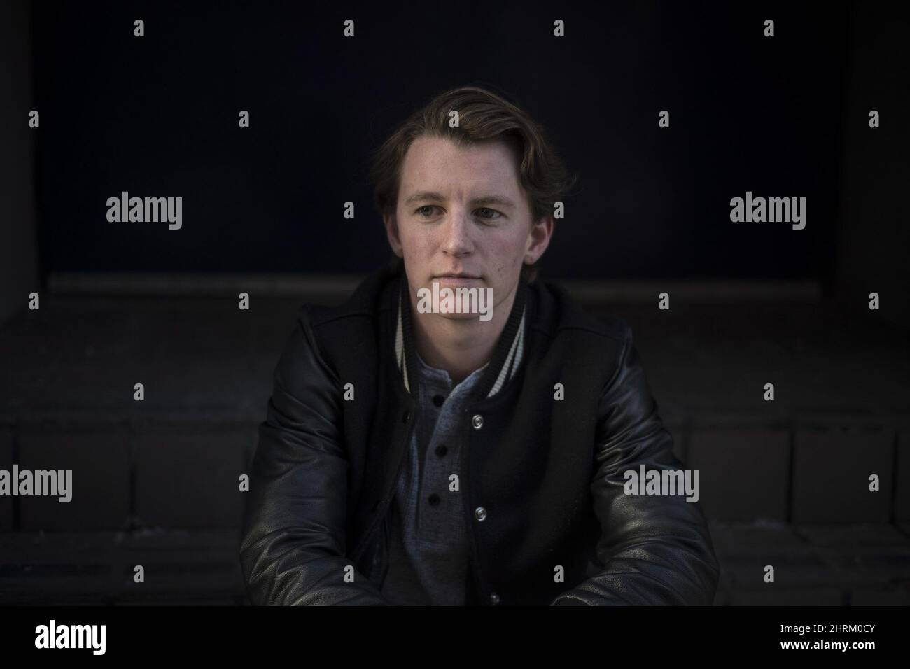 Transgender hockey player Harrison Browne poses for a photograph in ...