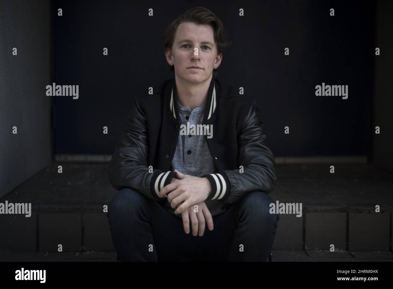 Transgender hockey player Harrison Browne poses for a photograph in ...