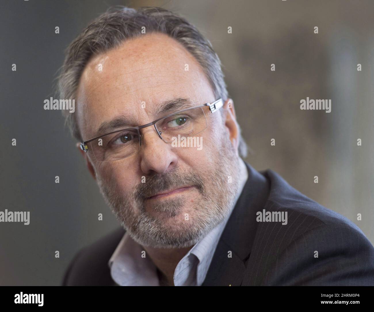 Daniel Boyer, president of the Quebec Federation of Labour (FTQ) union ...