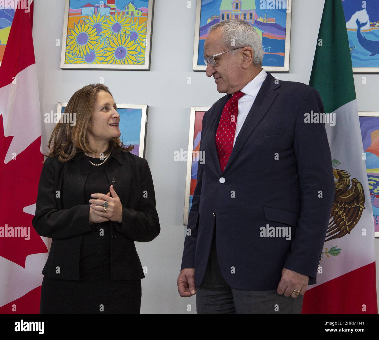 Deputy Prime Minister Chrystia Freeland meets with Mexico's ...