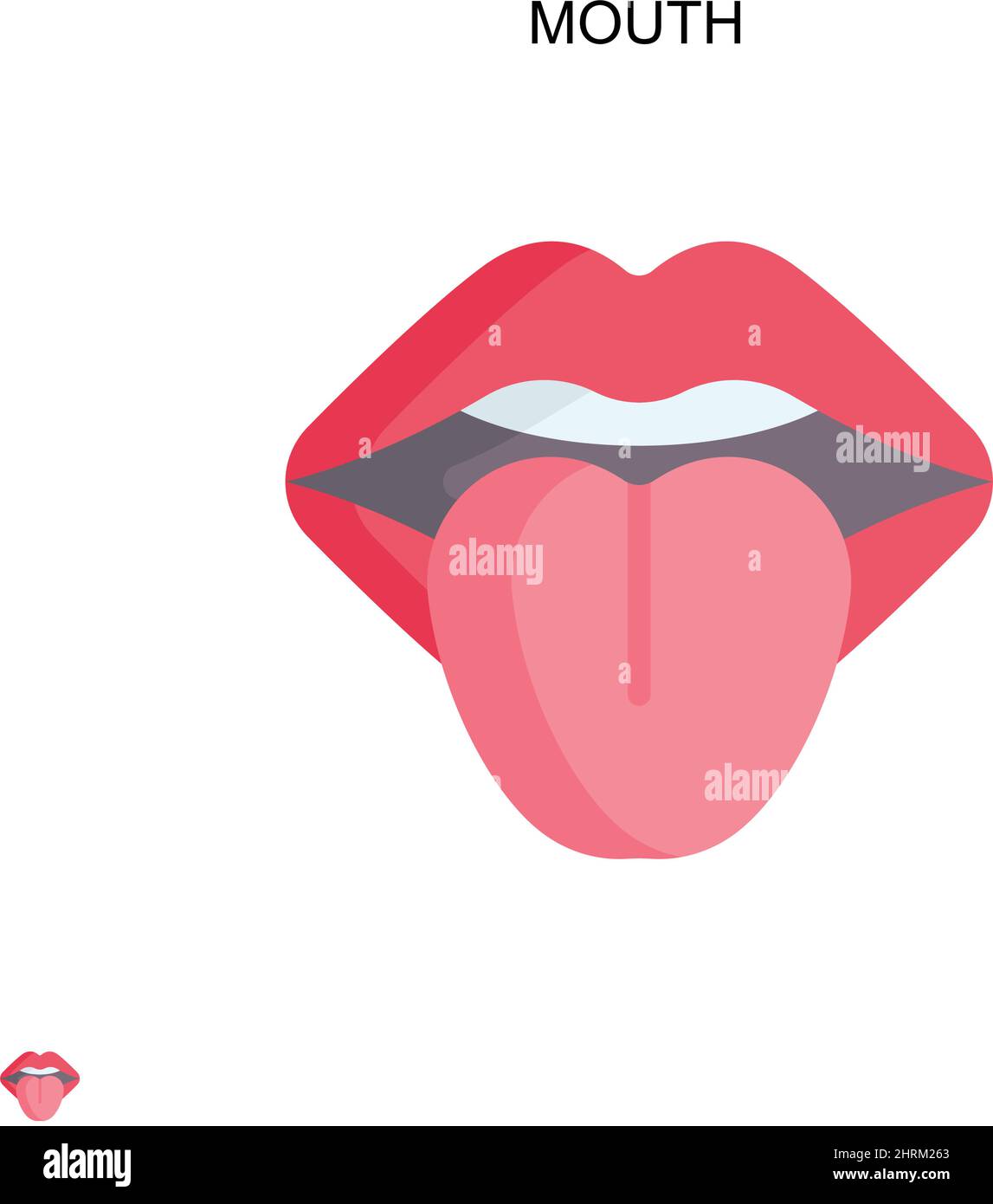 Smile Mouth Illustration Stock Vector Images - Alamy
