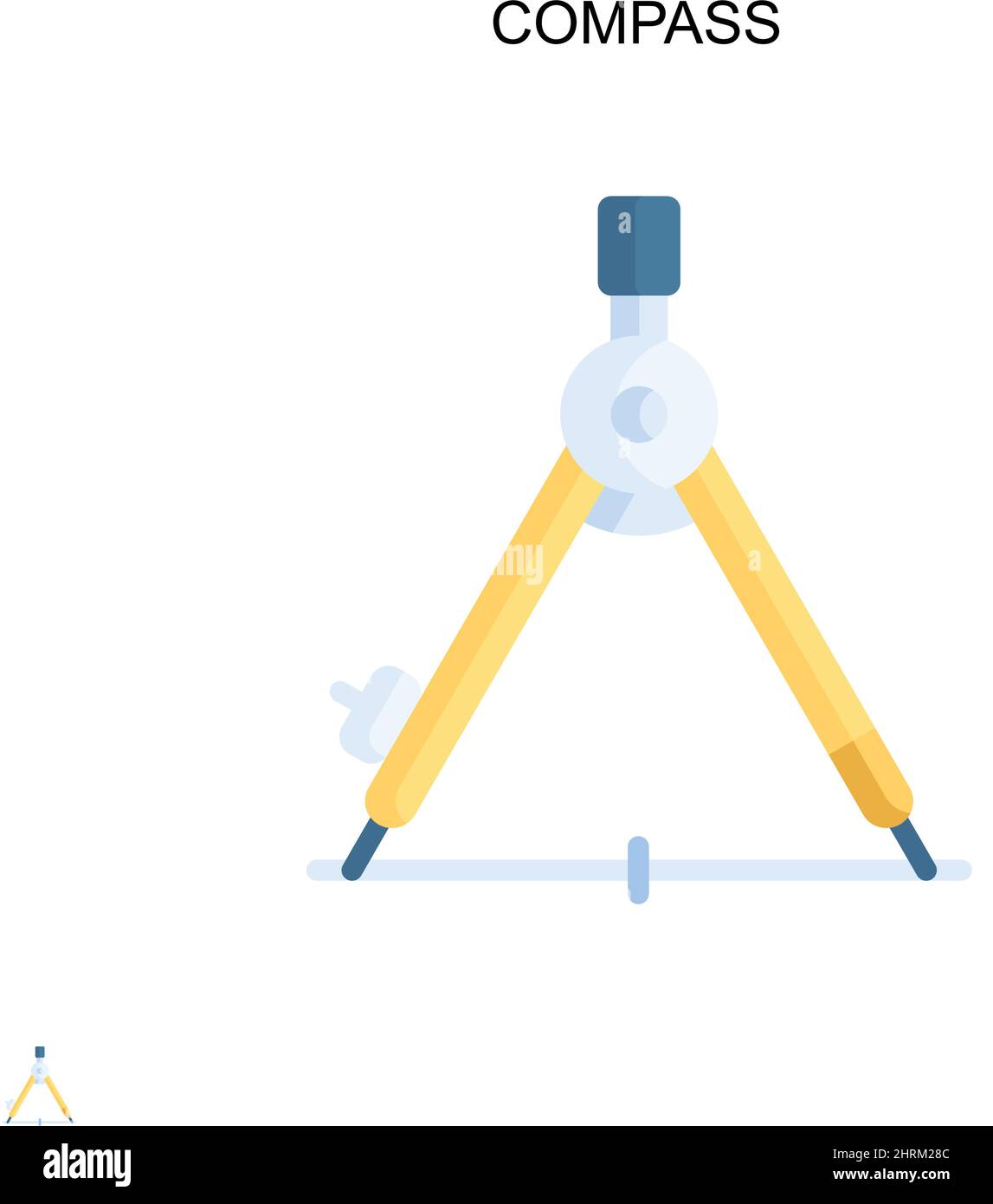 Simple compass rose hi-res stock photography and images - Alamy