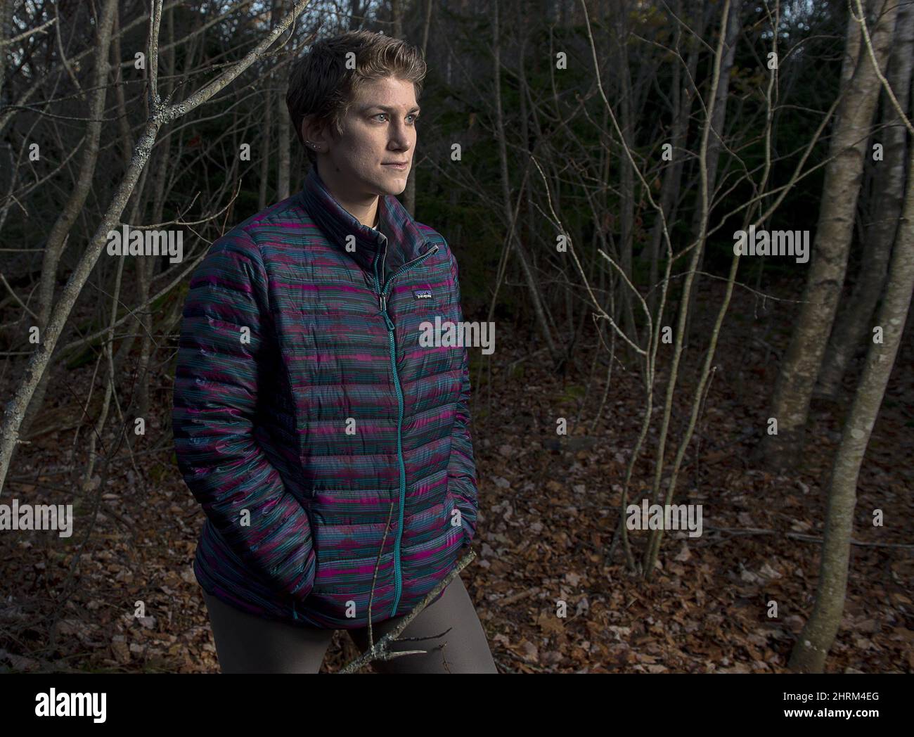 Kirby Morrill poses for a photo at Point Pleasant Park in Halifax on ...