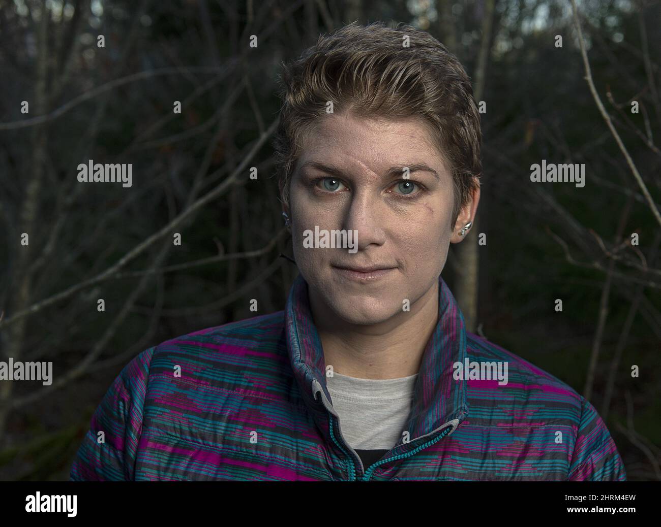 Kirby Morrill poses for a photo at Point Pleasant Park in Halifax on ...