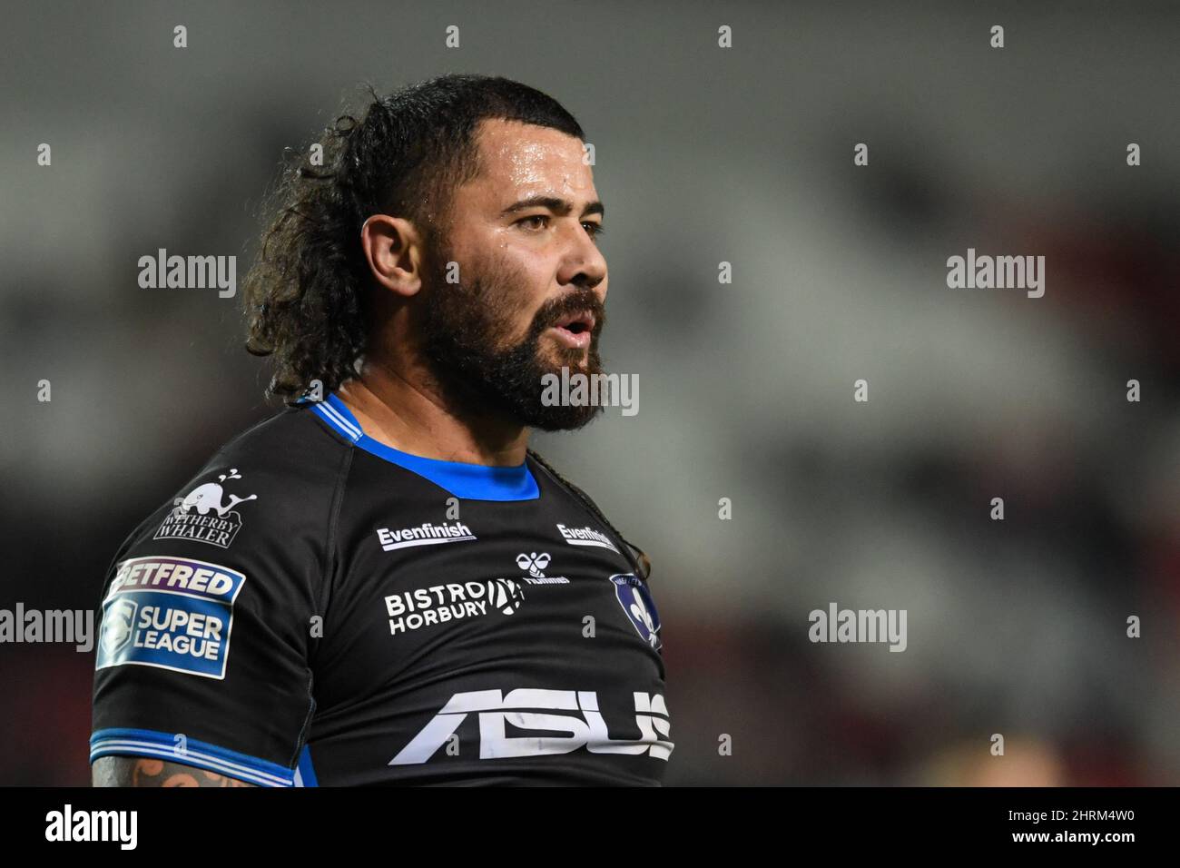 David Fifita #35 of Wakefield Trinity in action during the game Stock ...