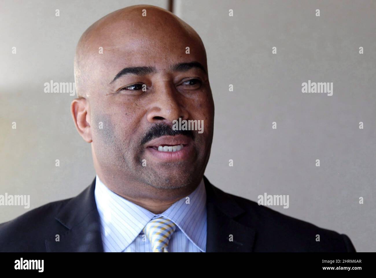 Embattled Sen. Don Meredith is seen in his Toronto lawyer's office in ...