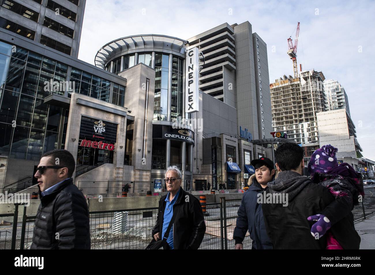 Cineplex Odeon Theater at Yonge and Eglinton in Toronto on Monday ...