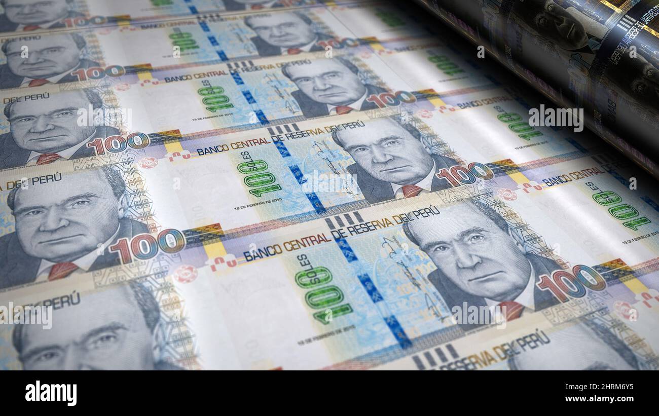 Peruvian sol banknotes hi-res stock photography and images - Alamy