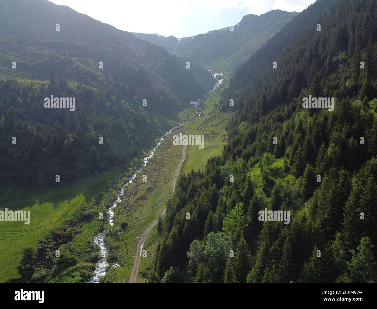 An aerial view of mountains in Switzerland Stock Photo - Alamy