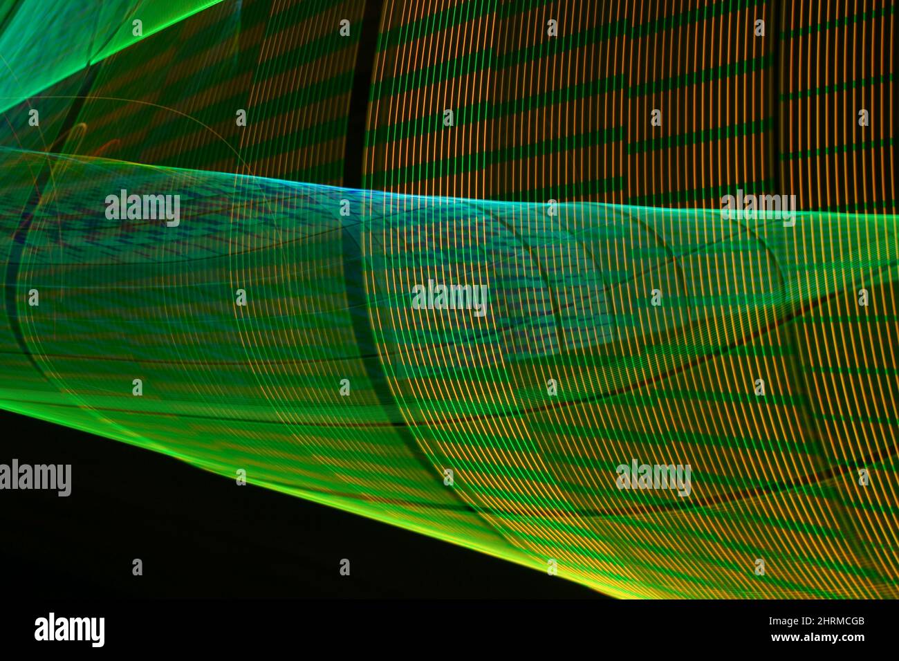 Beautiful illustration of abstract laser lines on a black background ...