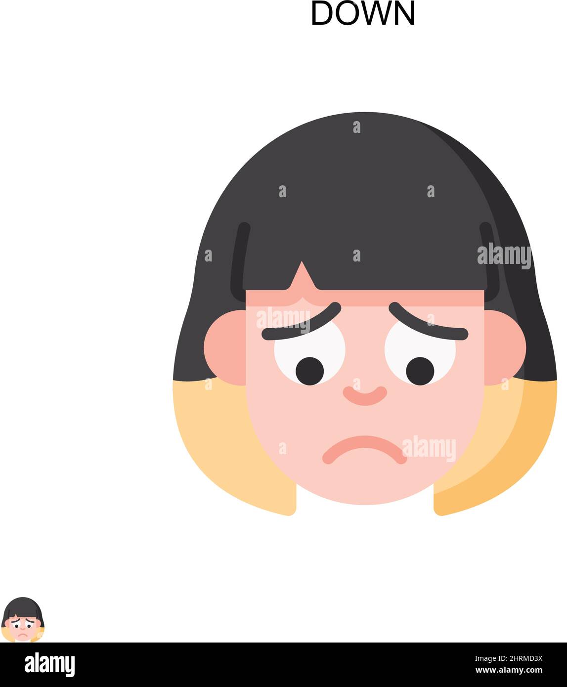 Down syndrome adult Stock Vector Images - Alamy