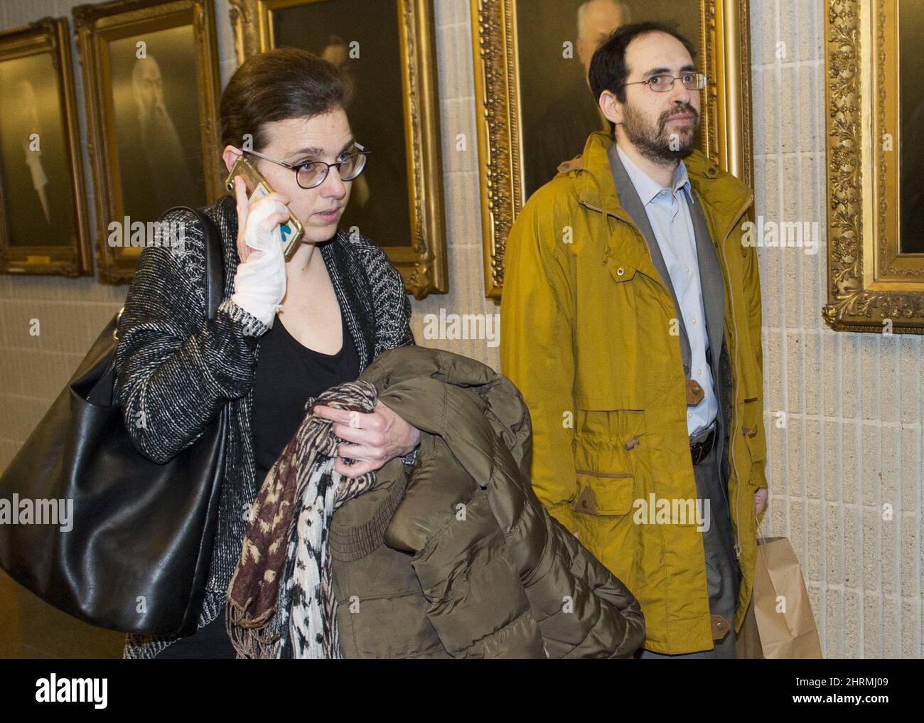Shifra and Yohanan Lowen arrive at courthouse in Montreal, Monday ...