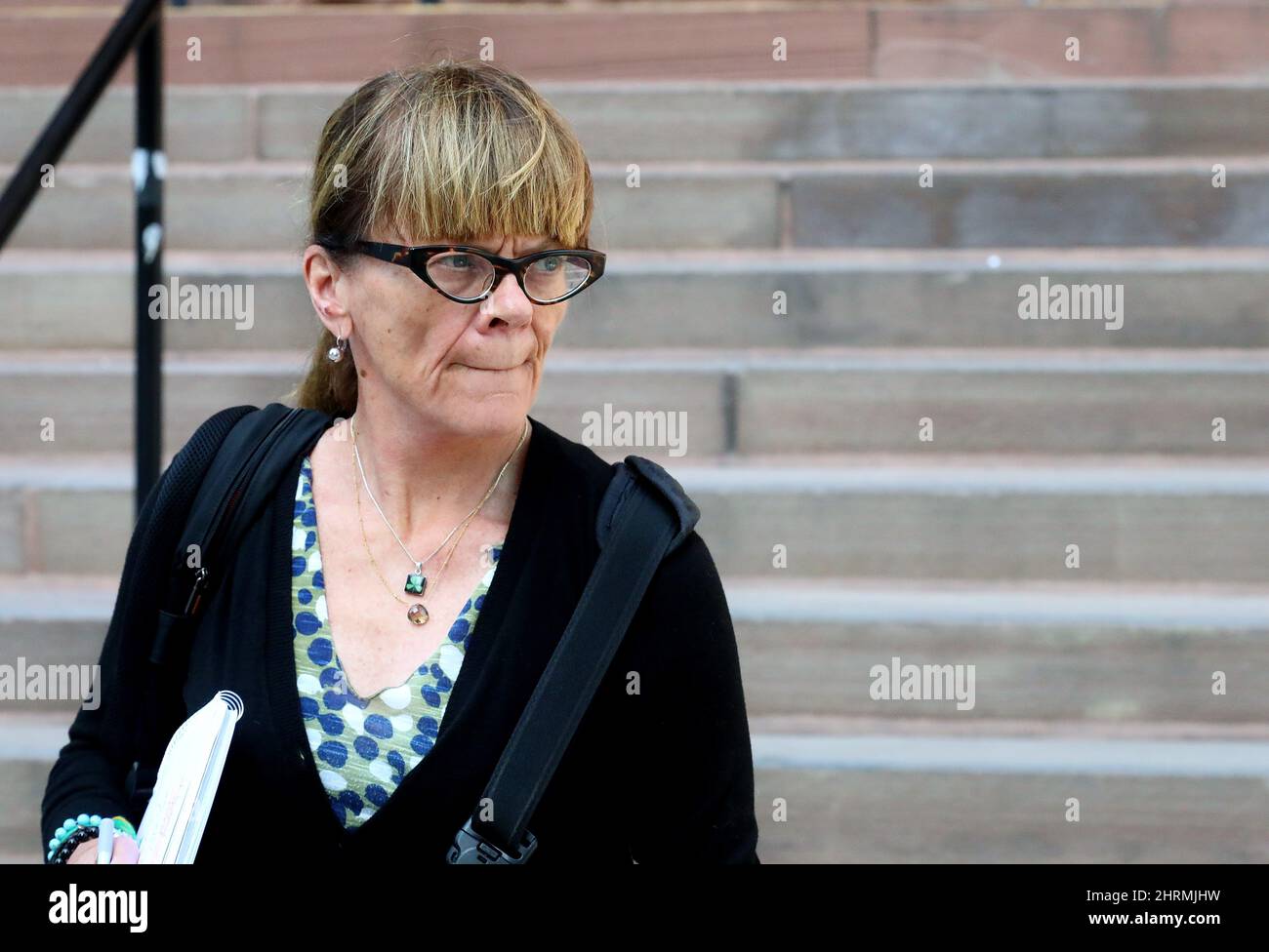 Prominent journalist Christie Blatchford is seen outside the Ontario ...