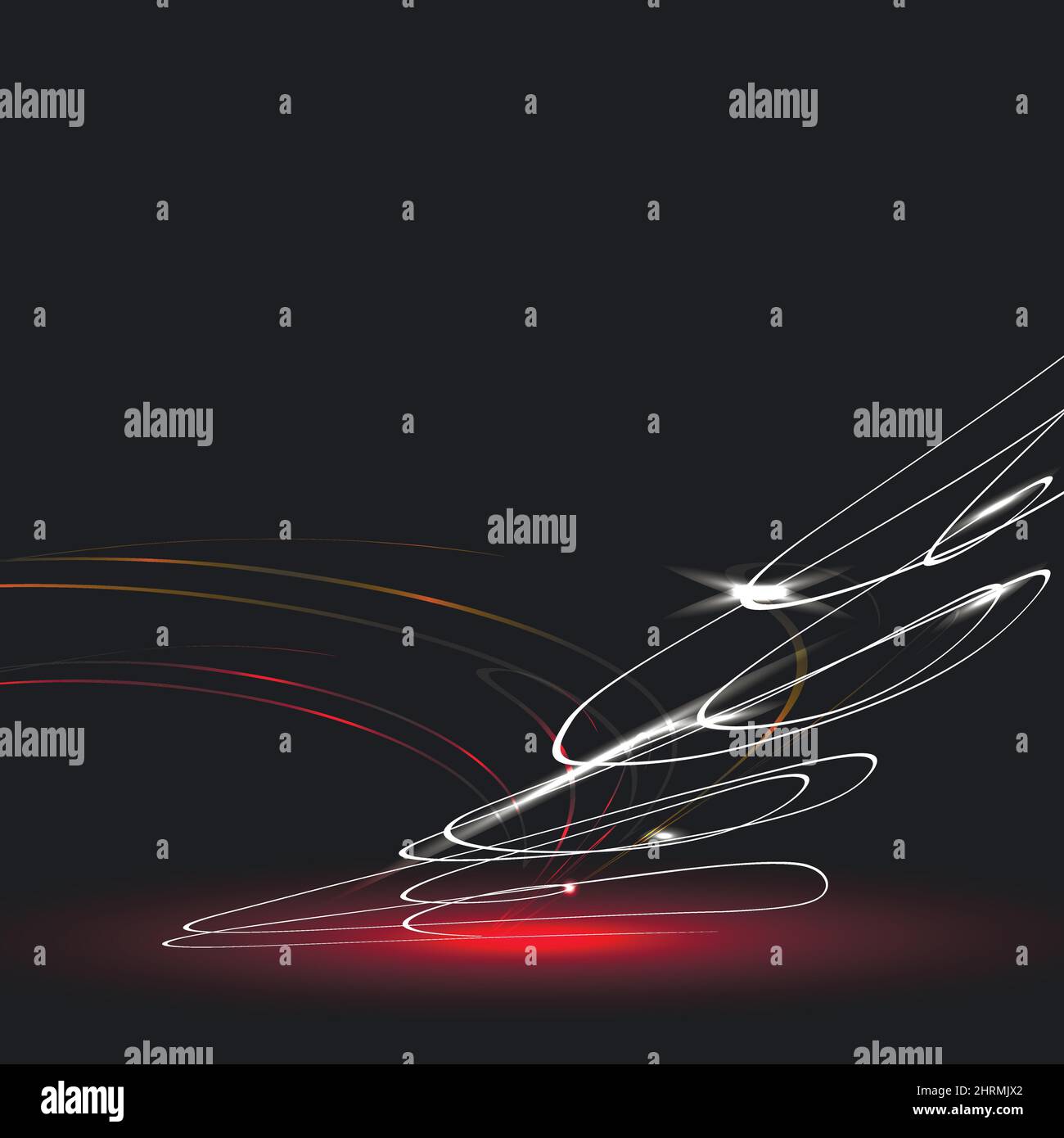 Vector abstract form. Glow effect concept Stock Vector Image & Art - Alamy