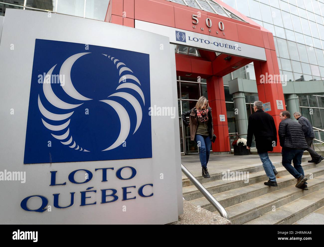 The Loto-Quebec headquarters are seen in Montreal, Friday, Oct. 25 ...