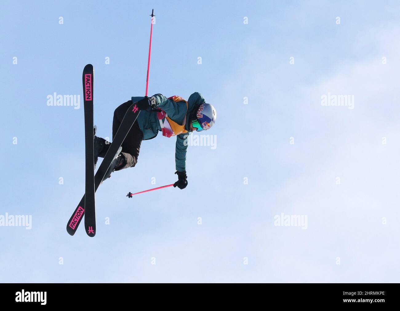 Eileen Gu, of China, during a run in the finals of the women's ...