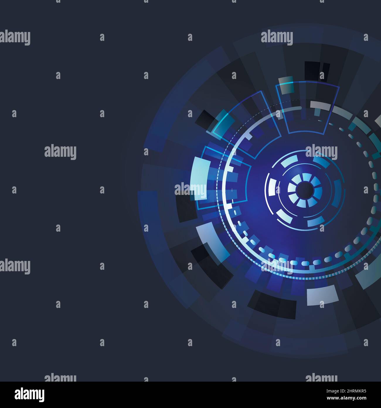 Abstract technology round. Vector background Stock Vector Image & Art ...