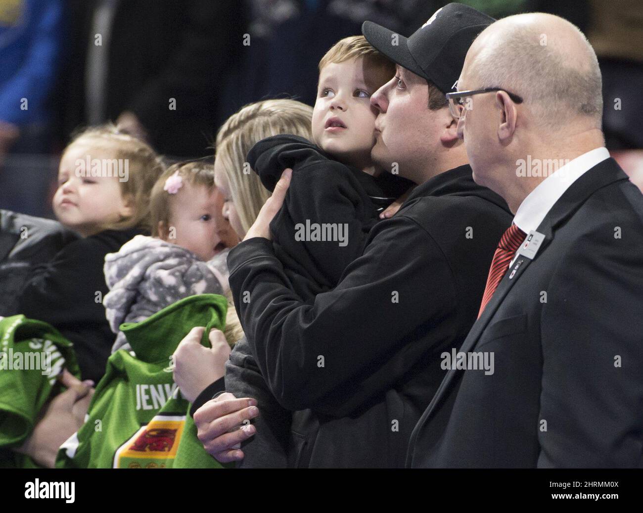 Scott Jenkins, husband of the late Saskatchewan player Aly Jenkins ...