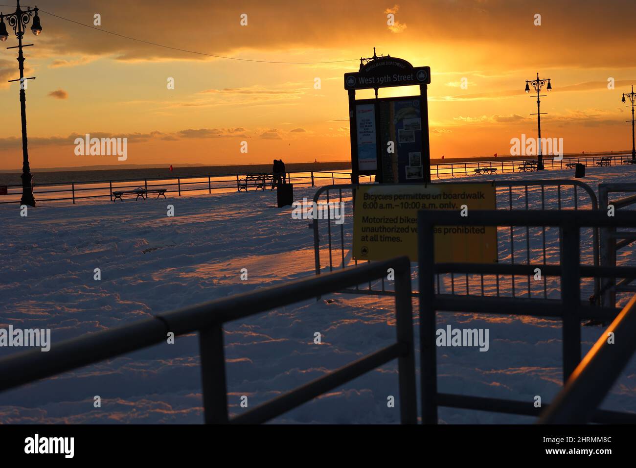 Susnet view of a beach Stock Photo - Alamy