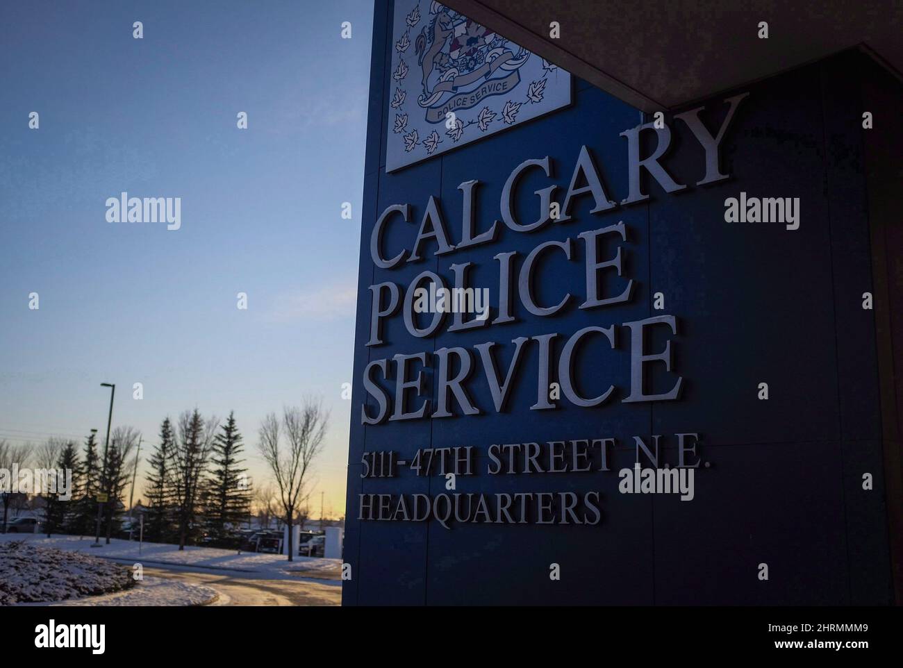 The Calgary Police Service's headquarters building is shown in Calgary ...