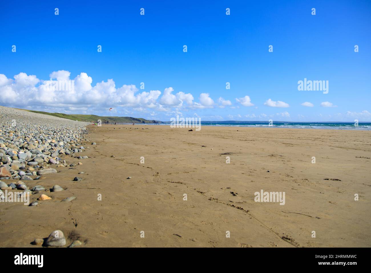 Newgale Beach in Pembrokeshire Wales Stock Photo - Alamy