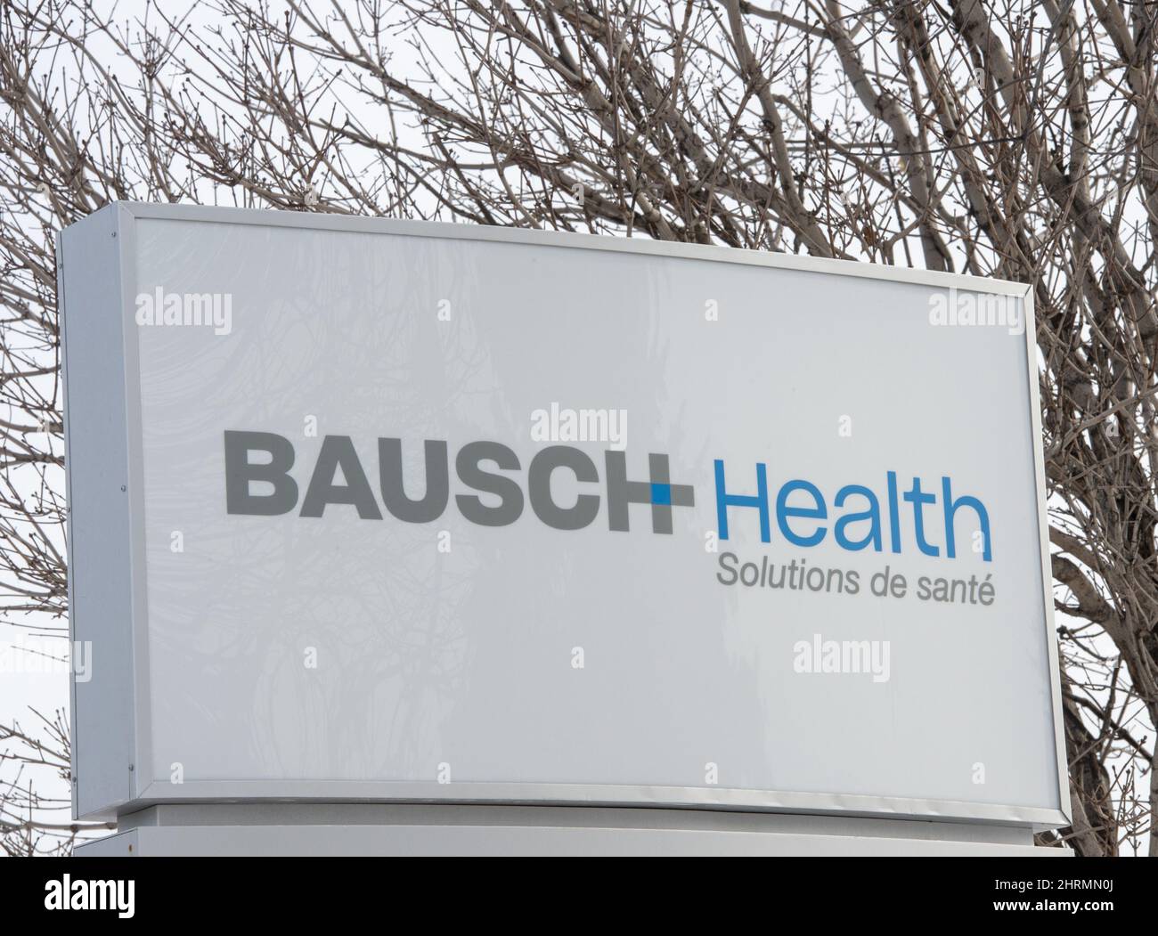 The headquarters of Bausch Health Solutions, formerly known as Valeant ...
