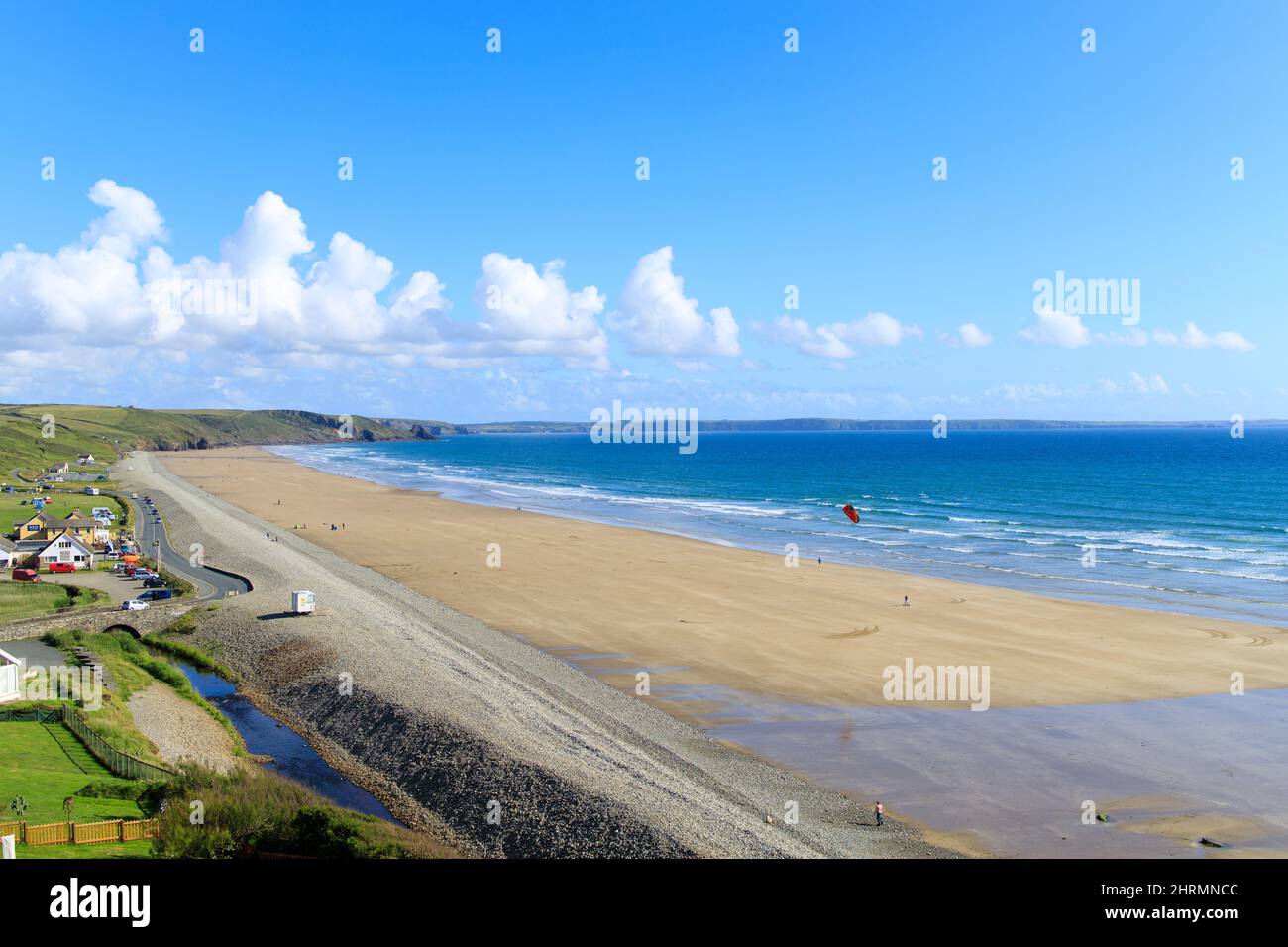 Newgale Beach in Pembrokeshire Wales Stock Photo - Alamy