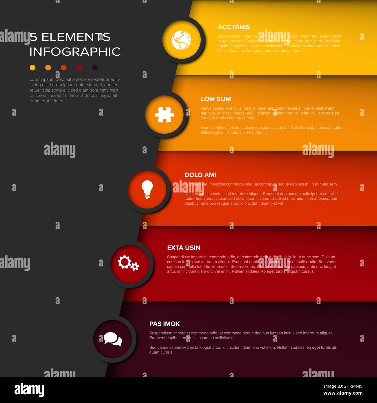 Vector multipurpose Infographic red steps timeline template made from ...